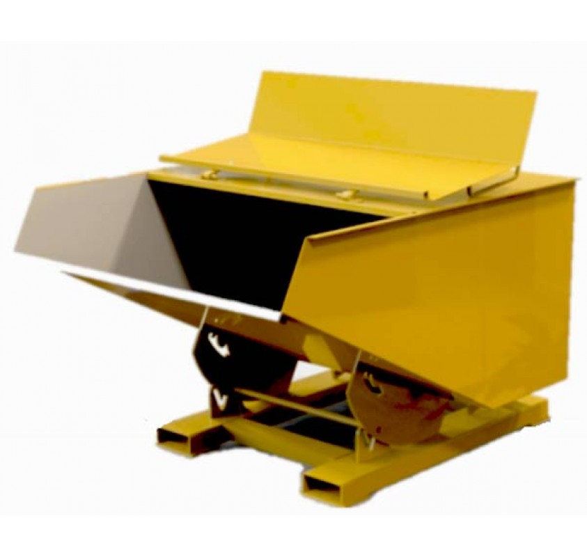 Lidded Tipping Skip Contact RFS-L | Buy Tipping Skips | Lifting Gear Direct