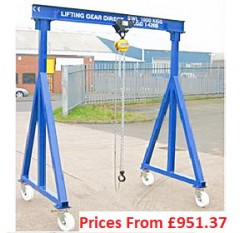 Lifting Gantry Systems | A Frame Gantry from £951.37| Lifting Gear Direct