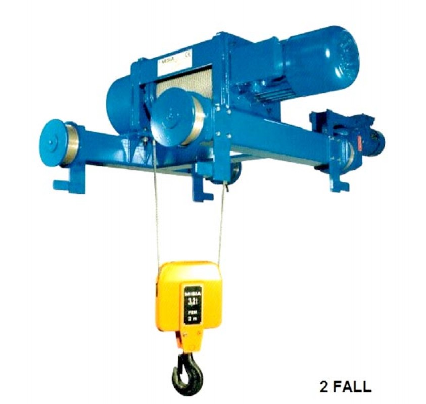 Wire Rope Crab Hoist - Misia XM | Lifting Gear direct | Hoisting Equipment