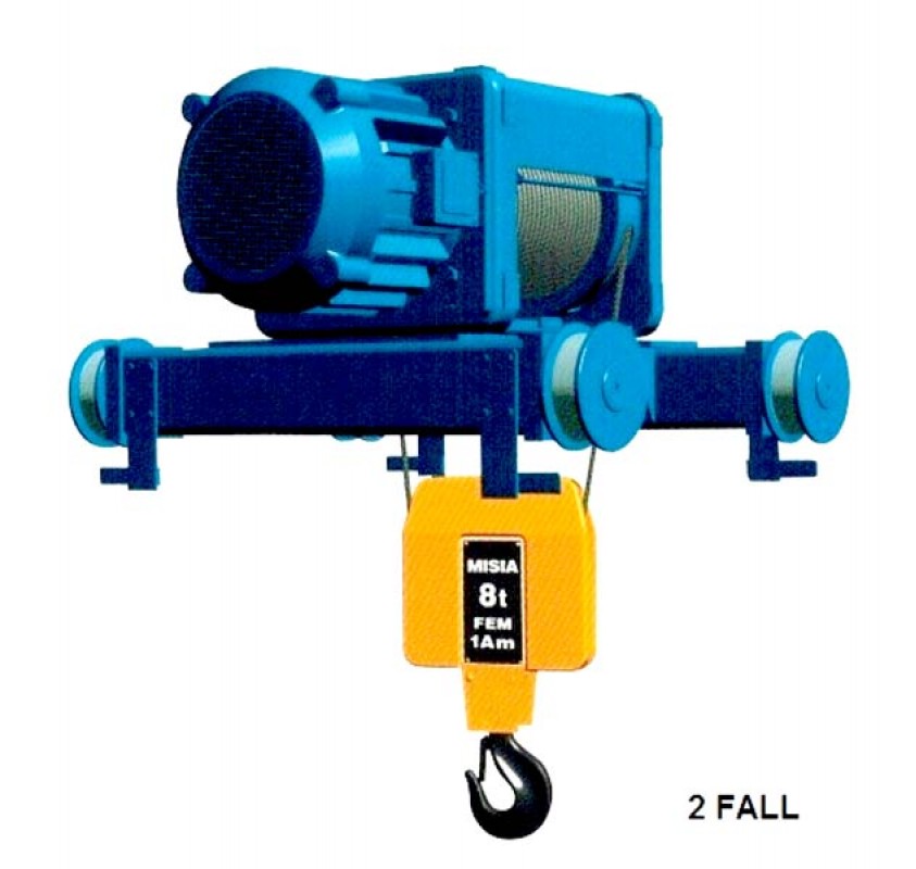 Wire Rope Crab Hoist - Misia XM | Lifting Gear direct | Hoisting Equipment