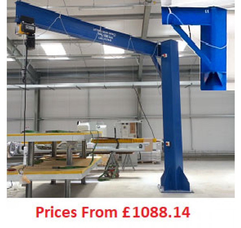 250kg Under Braced Swing Jib Crane | Jib Cranes | Lifting Gear Direct