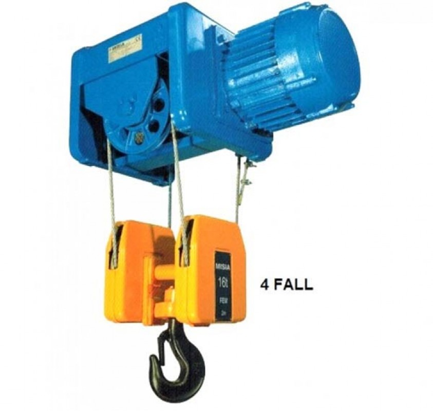 Foot Mounted Wire Rope Hoist - Misia XM | Lifting Gear Direct