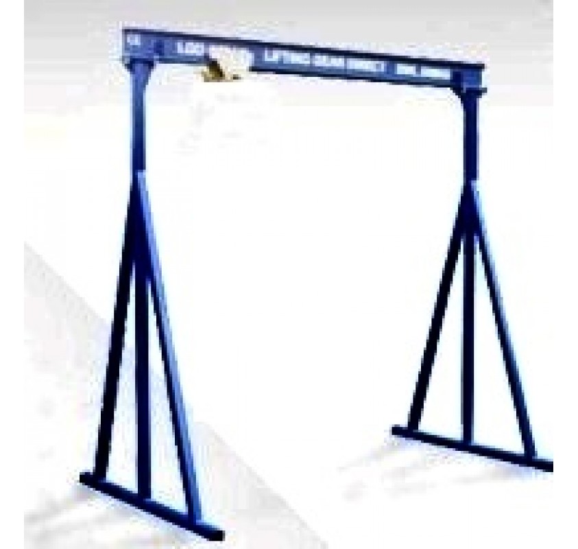1000KG A Frame Lifting Gantry with 4.5MTR Under beam x 5MTR Span ...