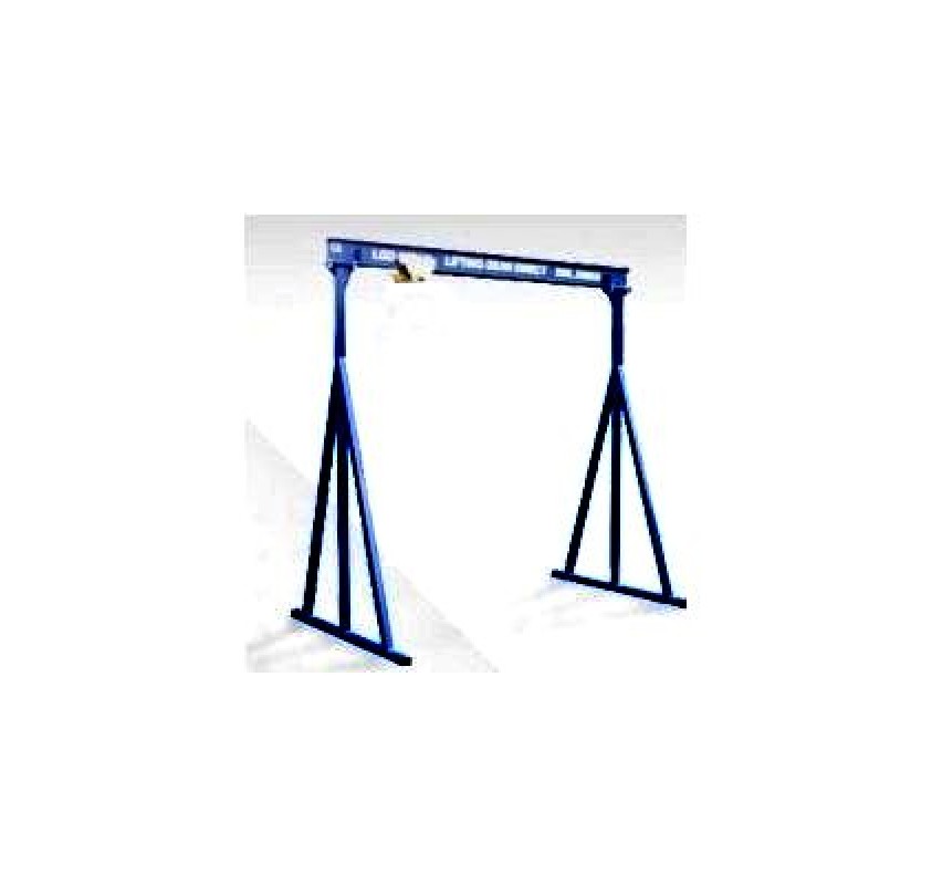 1000KG A Frame Lifting Gantry with 3MTR Under beam x 4MTR Span ...