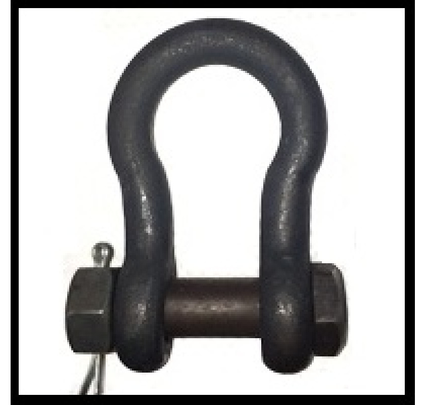 BS Large Bow Shackle with Safety Bolt | Lifting Gear Direct