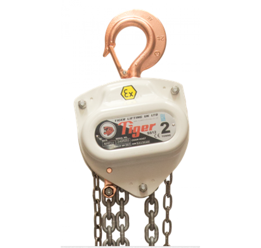 Tiger Spark Resistant Chain Block | Buy Hoisting Equipment online
