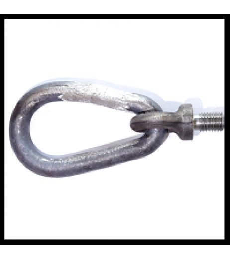 Collared Eye Bolt with Reevable Egg Link - Metric | Lifting Gear Direct