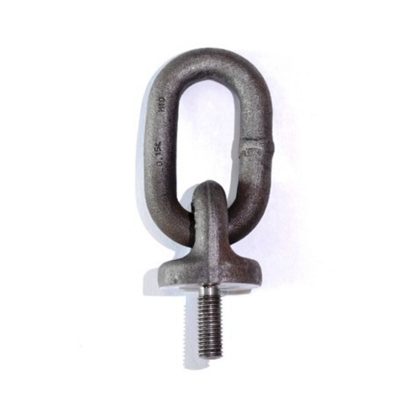 Collared Eye Bolt with Oval Link - Metric Thread | Lifting Gear Direct