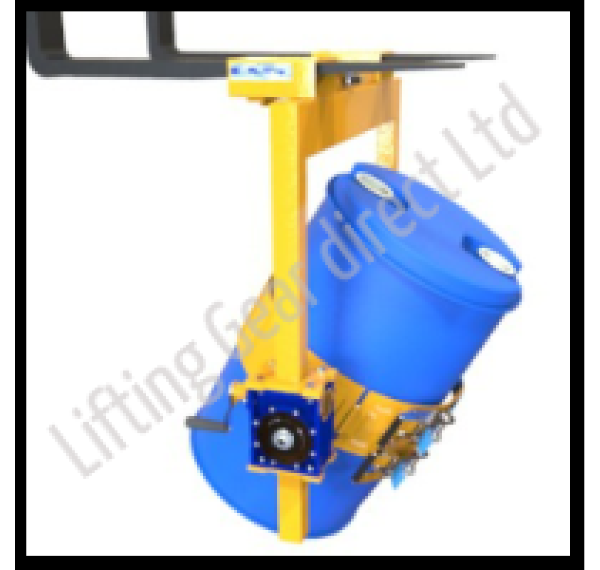 Fork or Crane Mounted Drum Rotater | Lifting Gear Direct | Drum Handling