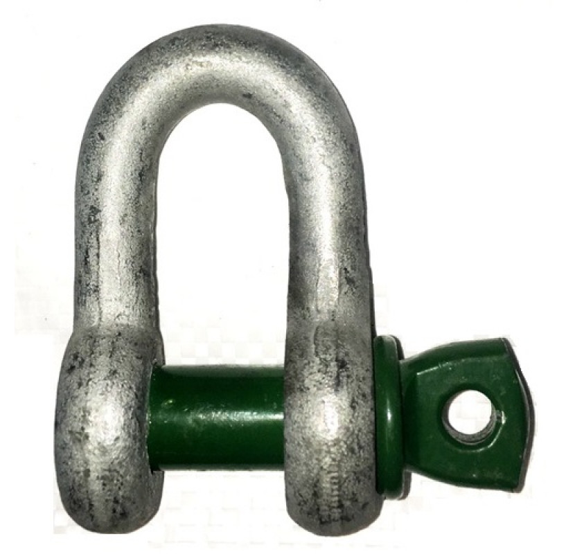 Green Pin D Shackle | D Shackles | Lifting Gear Direct