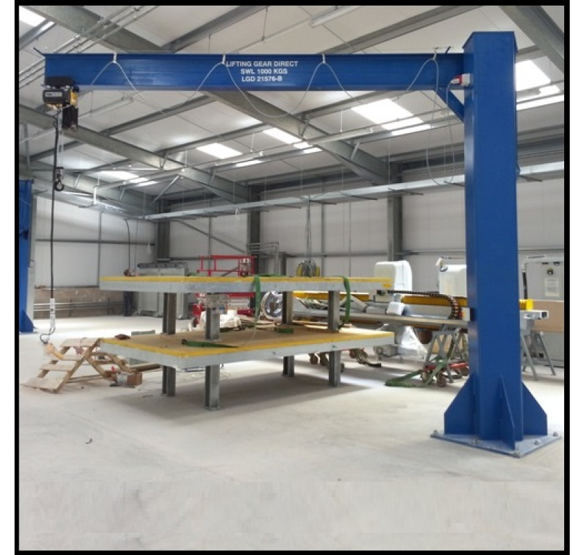 1000kg Under Braced Swing Jib | Jib Crane | LGD UK