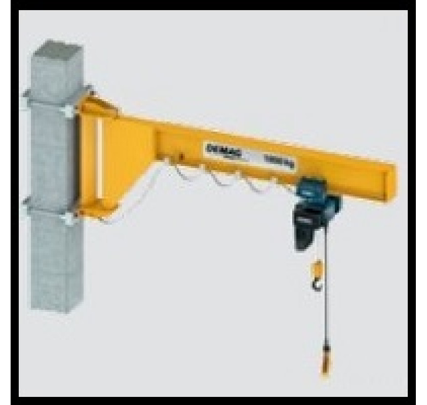 Low Headroom Wall Mounted Under Braced Jib Crane - I Beam | LGD UK