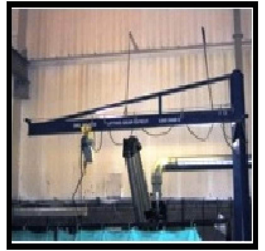 250kg Over Braced Swing jibs | Bespoke Jib Cranes | Lifting Gear Direct