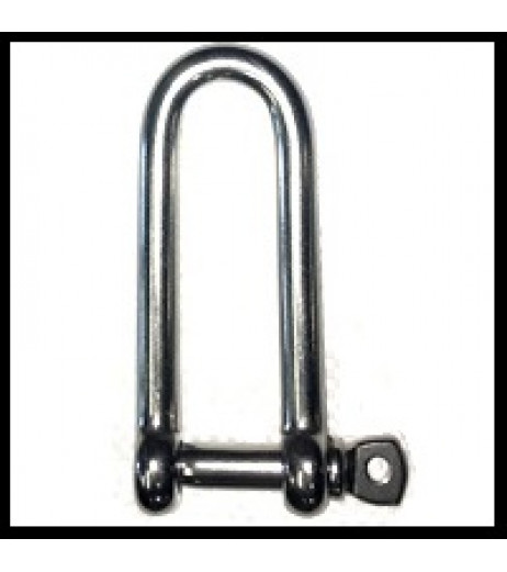 Stainless Steel Long D Shackle | stainless Steel Shackles | Lifting ...