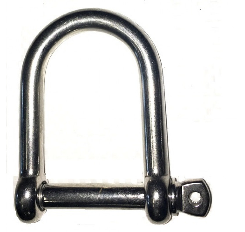 Stainless Steel Wide Jaw D Shackle | Wide Jaw Shackle