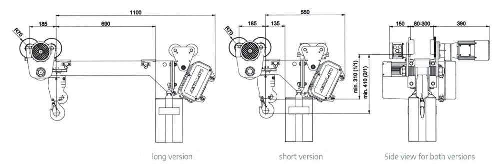Liftket Star Low & Ultra Low Headroom Electric Hoists | Buy Low ...